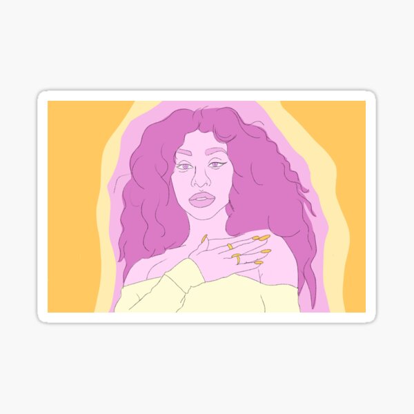 "SZA" Sticker for Sale by Cgazal | Redbubble