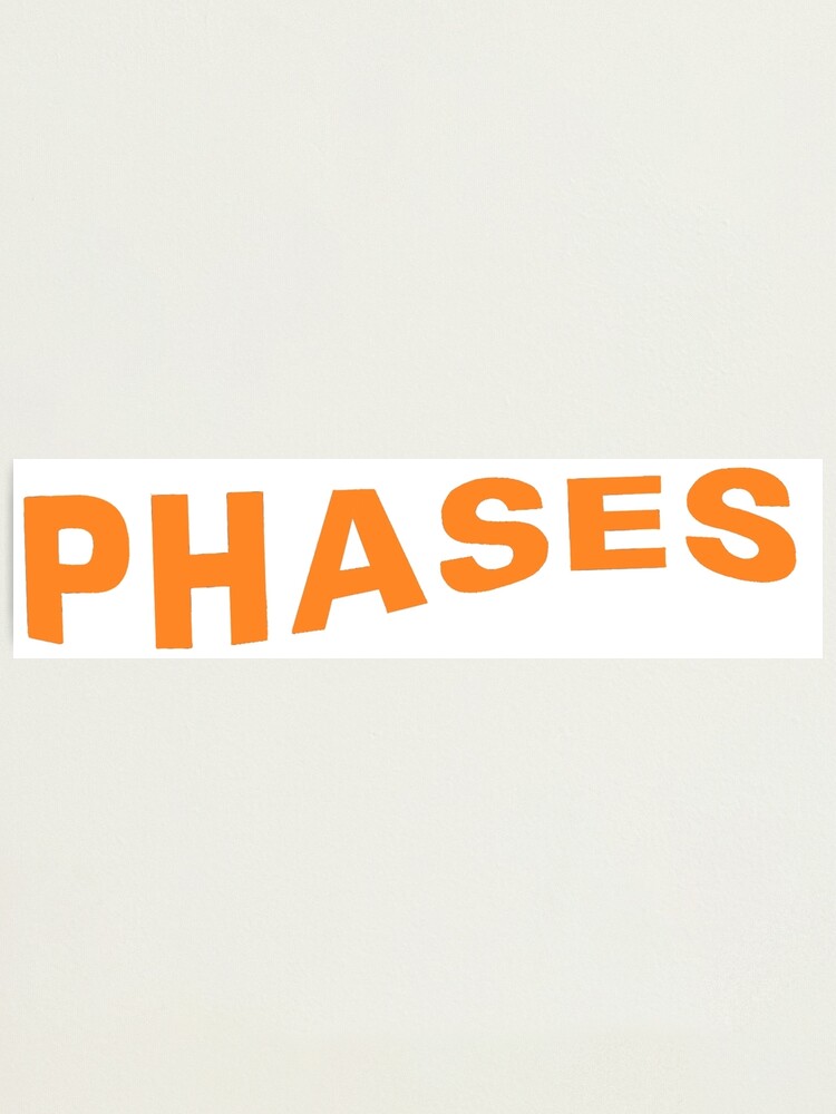"PHASES-orange" Photographic Print for Sale by ssavannahz | Redbubble