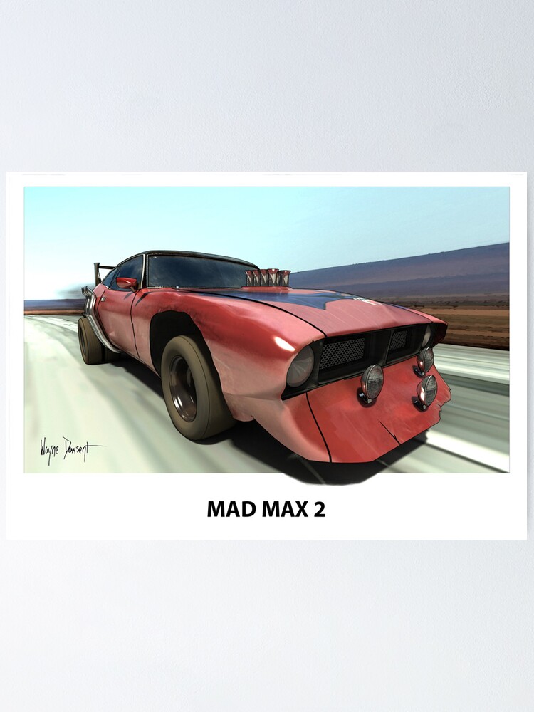 "MAD MAX BAT CAR" Poster by waynedowsent | Redbubble