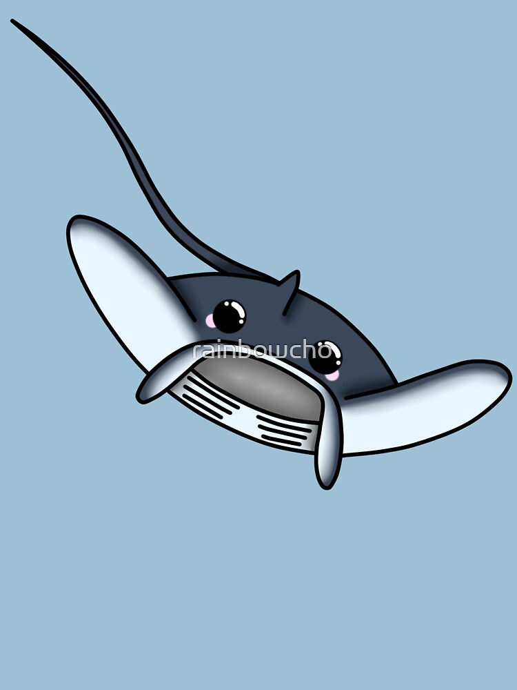 "Manta ray chibi" T-shirt for Sale by rainbowcho | Redbubble | raie t ...