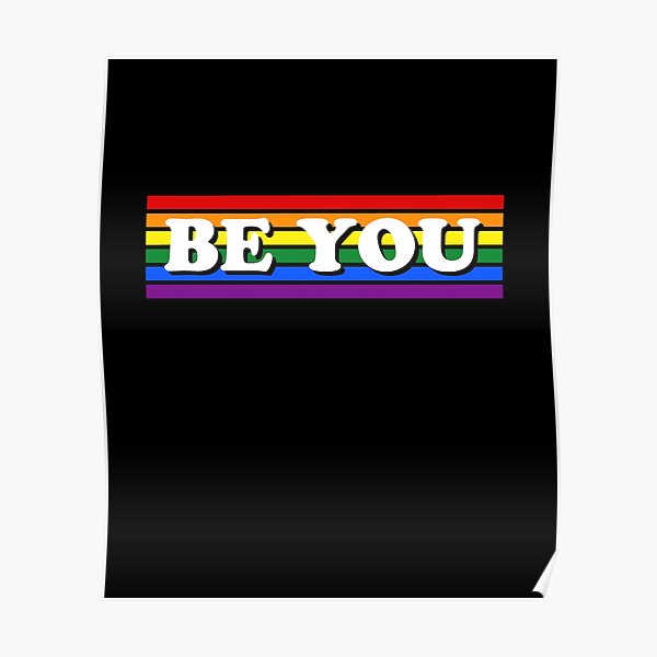 "Be you Pride Flag" Poster by skr0201 | Redbubble