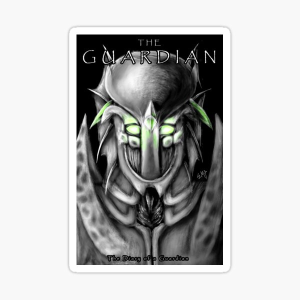 "Guardian print - The Diary of a Guardian " Sticker for Sale by ...