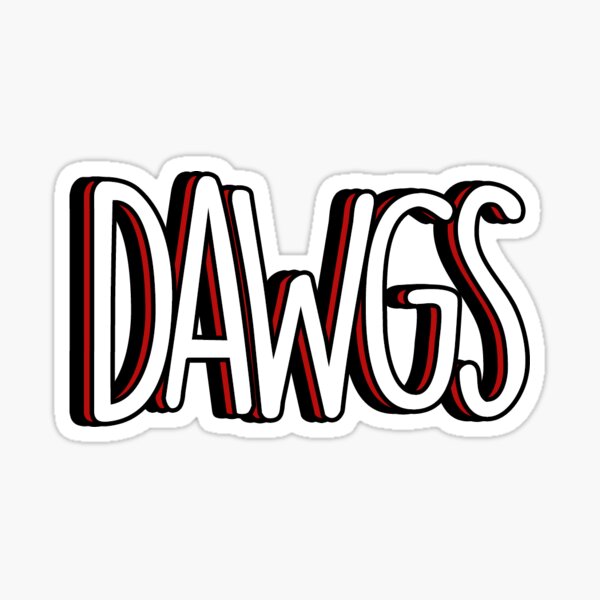 "UGA dawgs" Sticker for Sale by laurnelizabeth | Redbubble