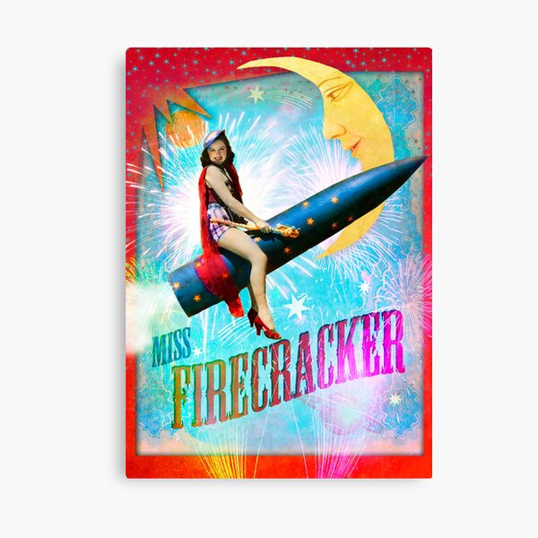 "Miss Firecracker" Canvas Print for Sale by Aimee Stewart | Redbubble