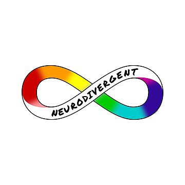Lámina artística for Sale con la obra «Neurodivergente - Símbolo del ...