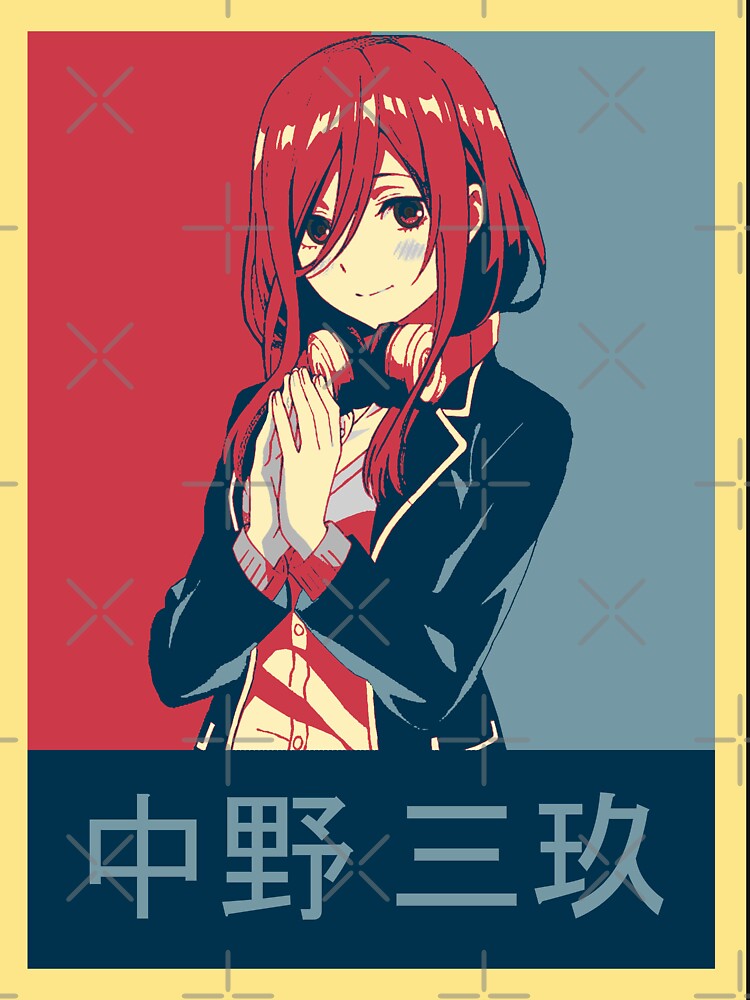 "Miku Nakano Pop Art Shirt" T-shirt for Sale by Sogee | Redbubble ...