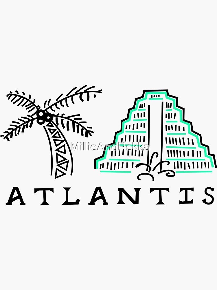 "Atlantis in the Bahamas" Sticker for Sale by MillieAndPekka | Redbubble