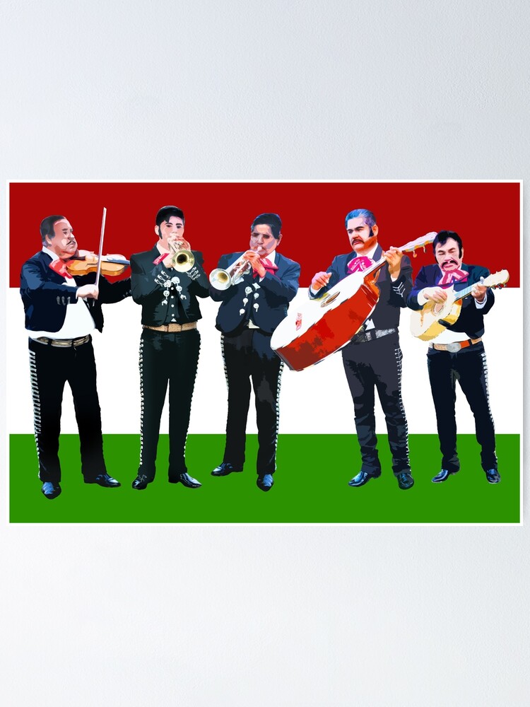 "Mexican Mariachi Band" Poster by Gravityx9 | Redbubble