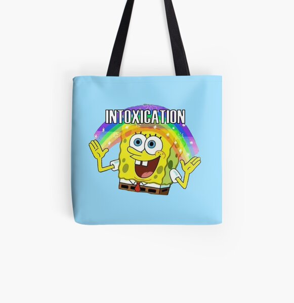 "Spongebob Intoxication" Tote Bag for Sale by sarahhelm614 | Redbubble