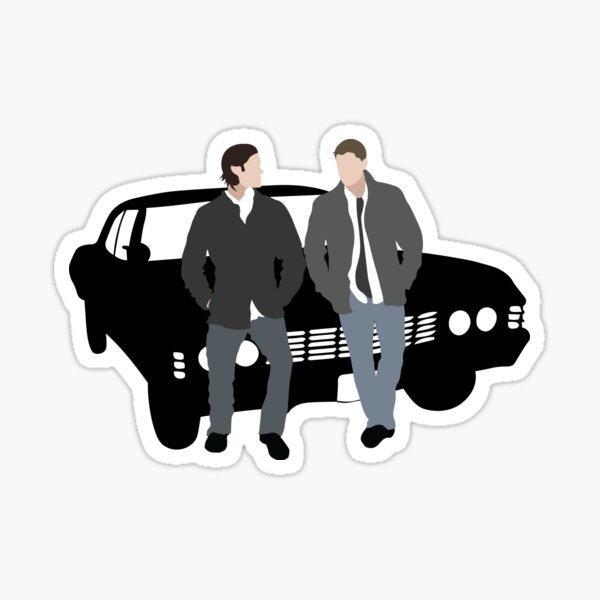 "Supernatural - Sam & Dean Winchester" Sticker for Sale by Konoe ...