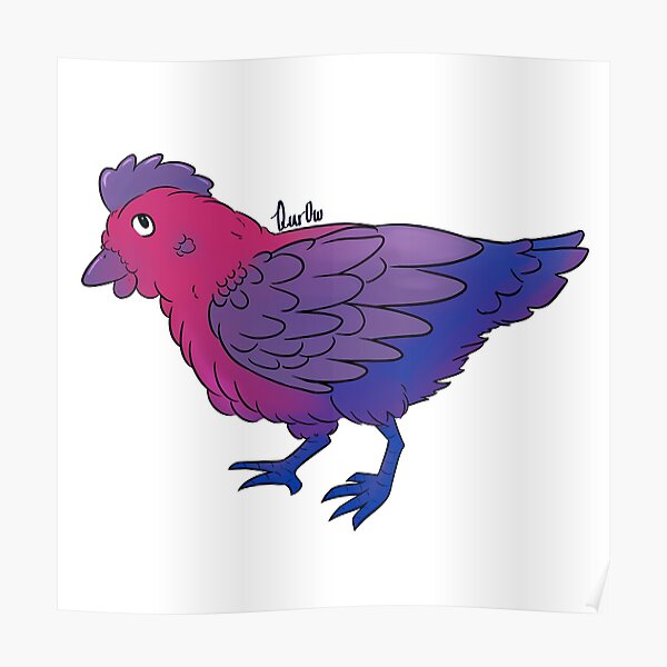 Chicken Pride Posters | Redbubble