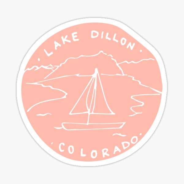 "Lake Dillon, CO" Sticker for Sale by MaddieandRenee | Redbubble