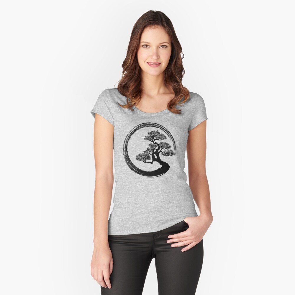 "Enso Zen Circle and Bonsai Tree " Sticker for Sale by k9printart ...