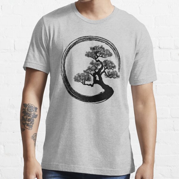 "Enso Zen Circle and Bonsai Tree " T-shirt for Sale by k9printart ...