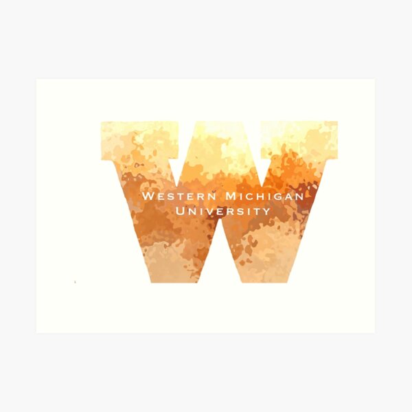 "WMU logo" Art Print for Sale by mgilmartin100 | Redbubble