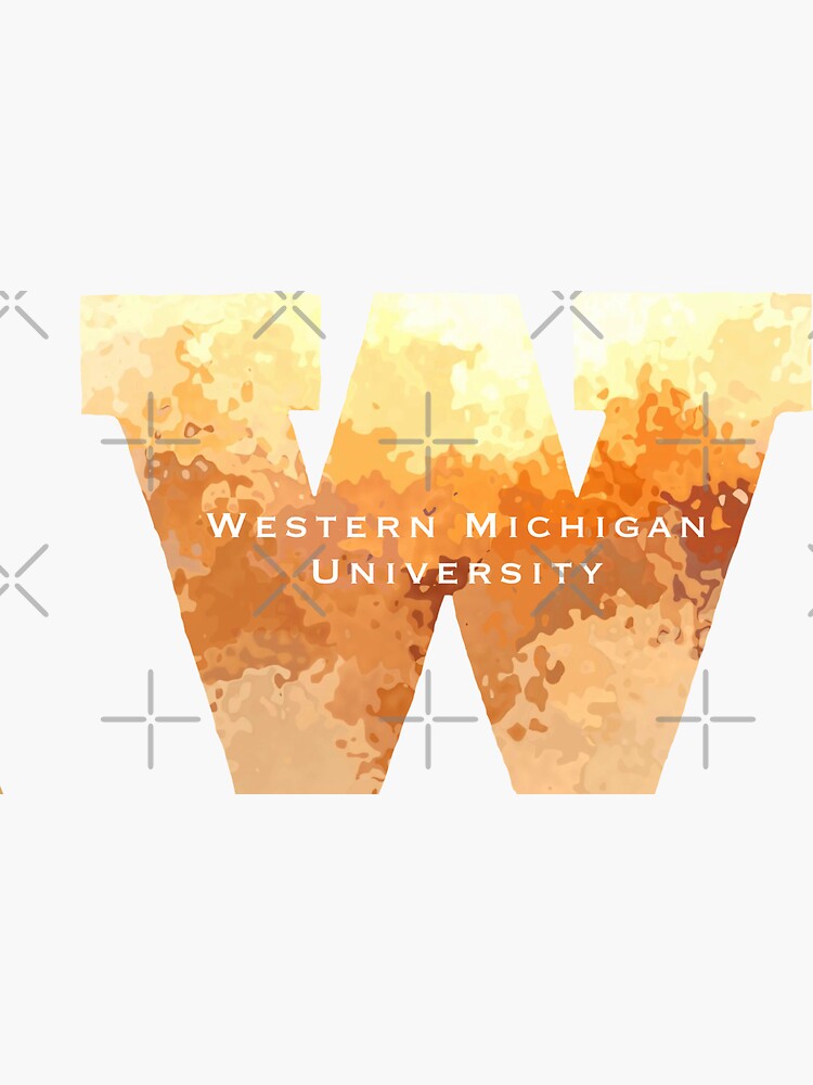 "WMU logo" Sticker for Sale by mgilmartin100 | Redbubble