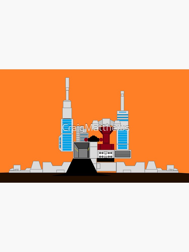 "transformers metroplex" Sticker by CraigMatthews | Redbubble