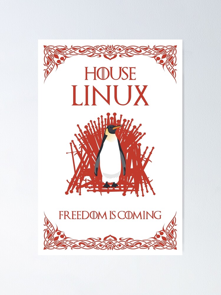 "House Linux" Poster by ShoeBill99 | Redbubble