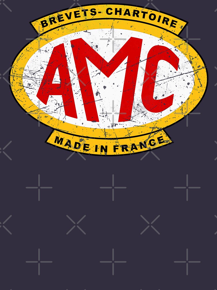 "Vintage Motorcycle AMC Logo French" T-shirt for Sale by quark ...