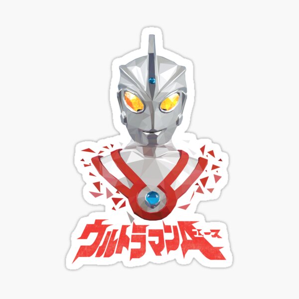 "Ultraman Ace" Sticker for Sale by eimnihellas | Redbubble