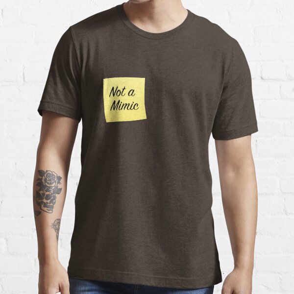 "Prey - 'Not a Mimic' sticky note" T-shirt by GamingPosters | Redbubble
