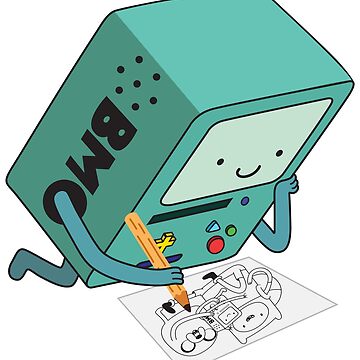 "BMO draw" Sticker for Sale by plushism | Redbubble