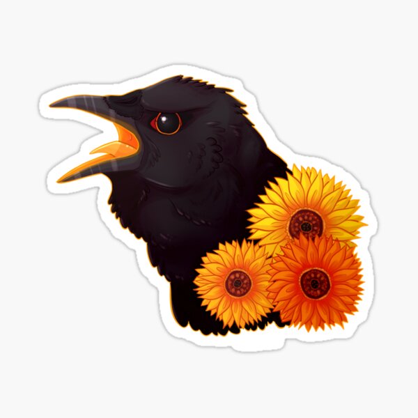 "The Crow" Sticker for Sale by AlkalinesShadow | Redbubble