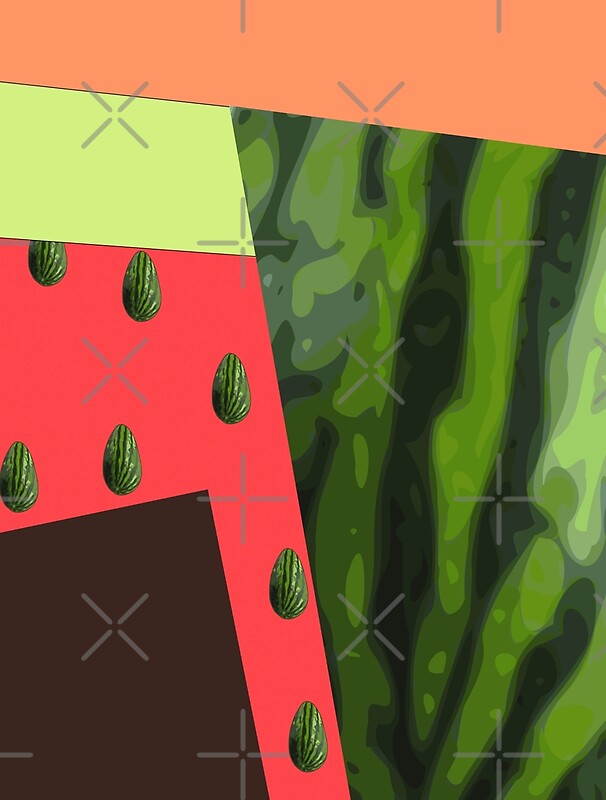 "Watermelon Collage" by MAKS-art | Redbubble