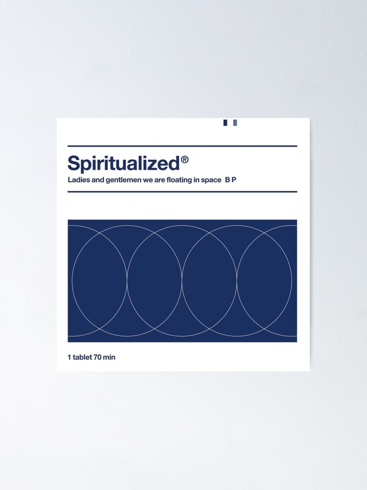 "Spiritualized Ladies and Gentlemen We Are Floating In Space" Poster ...