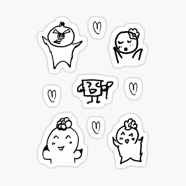 "KYSTICKERS [SET 002]" Sticker by inartistictaste | Redbubble