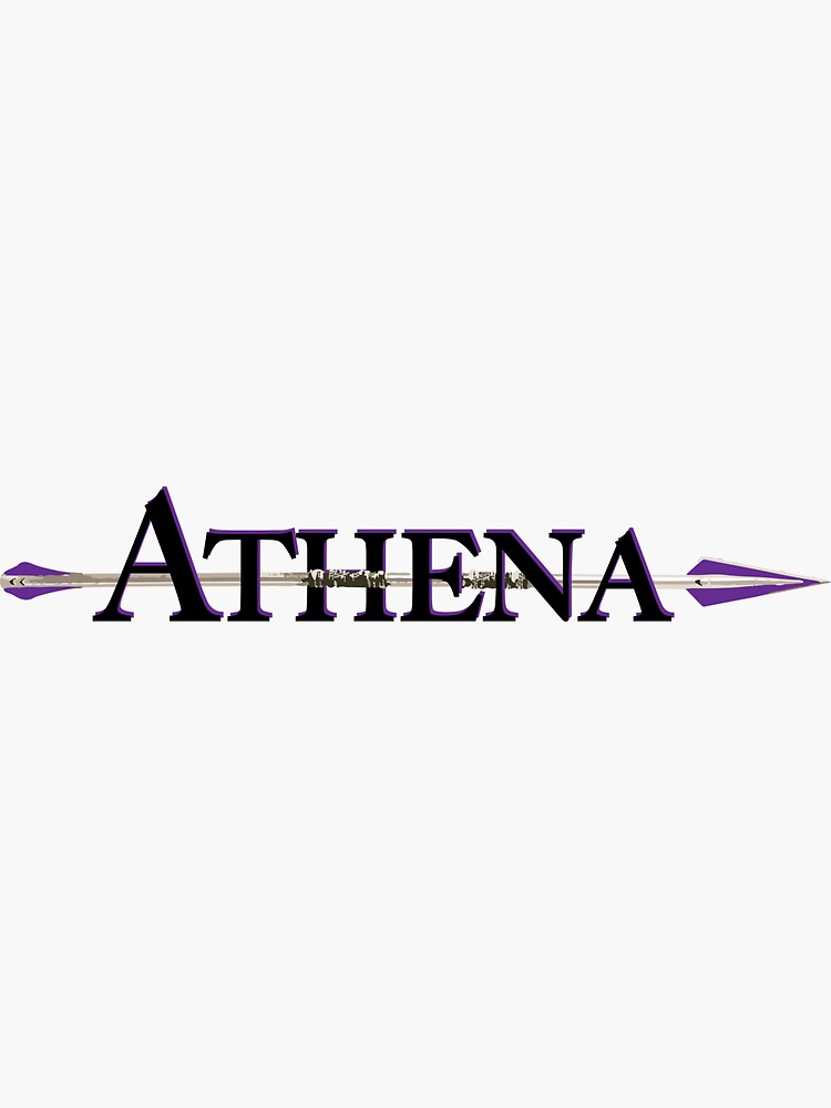 "ATHENA" Sticker for Sale by AngryTrees | Redbubble