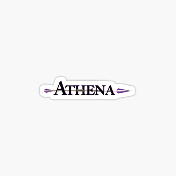 "ATHENA" Sticker for Sale by AngryTrees | Redbubble