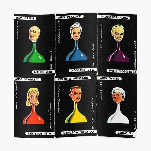 Cluedo Posters | Redbubble