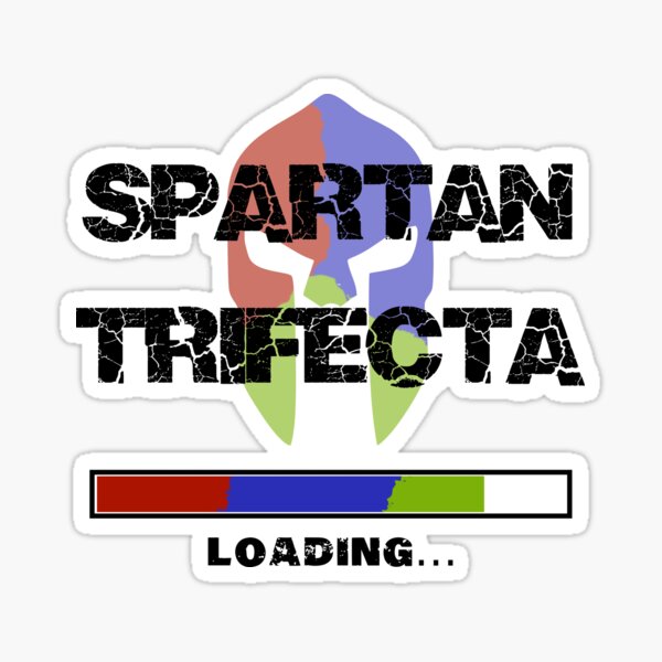 "Spartan trifecta loading" Sticker for Sale by alessiofano | Redbubble