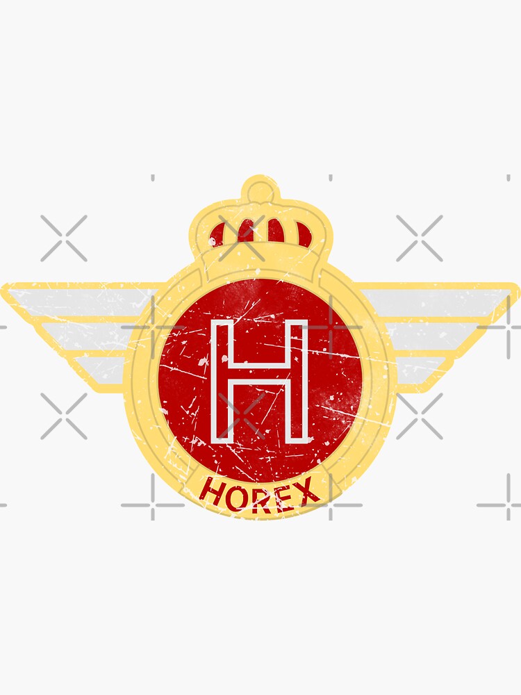 "Horex-Motorrad-Vintages Logo" Sticker von quark | Redbubble