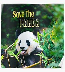 Save The Panda Posters | Redbubble