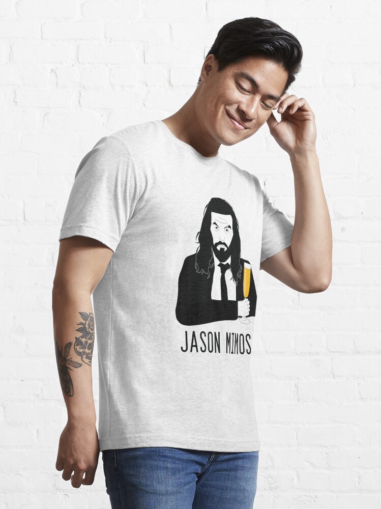 "Jason Momoa holding a mimosa - parody t-shirt" T-shirt for Sale by ...
