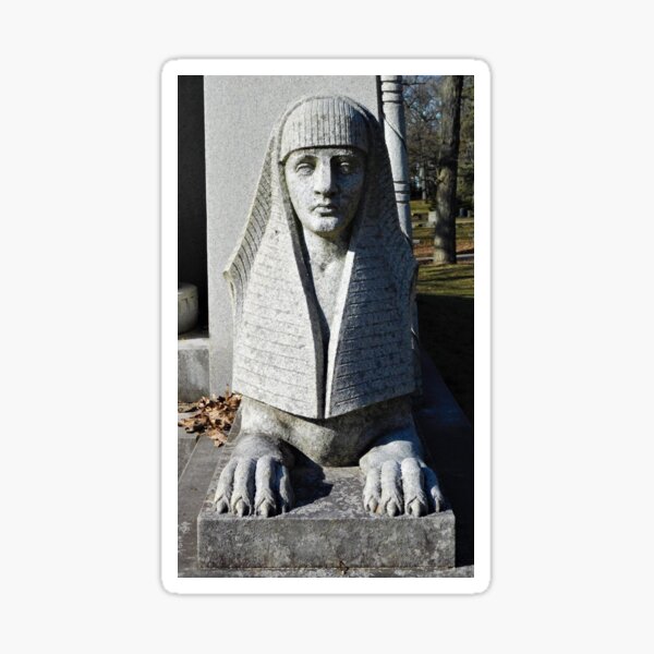 "Stoic Sphinx" Sticker for Sale by capsule28 | Redbubble