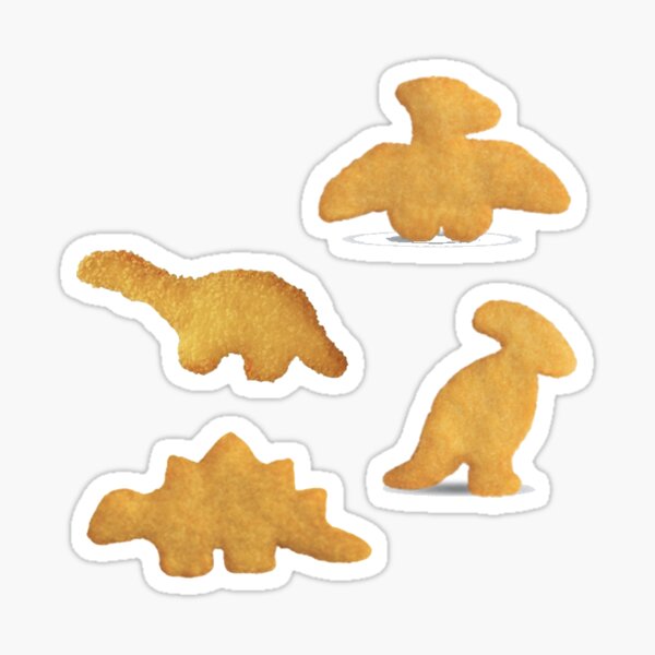 Dino Nugget Stickers | Redbubble