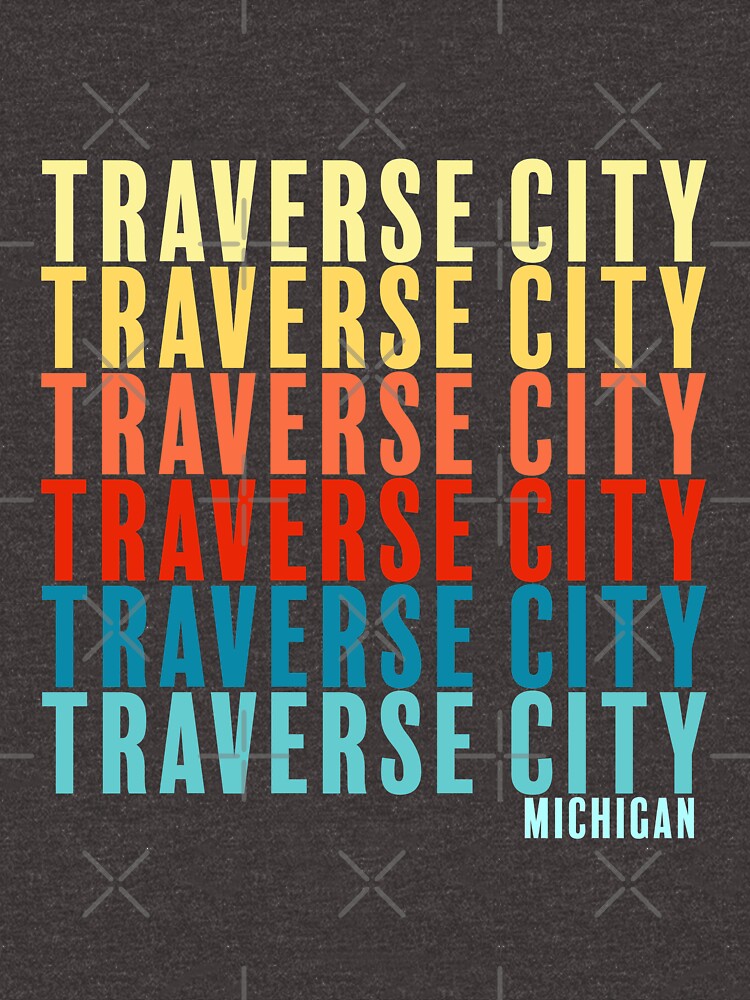 "Traverse City Michigan" T-shirt for Sale by NobleImages | Redbubble ...