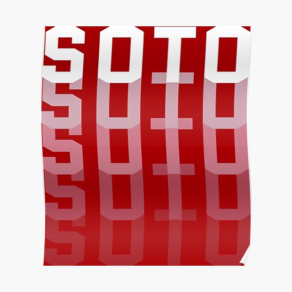 "Soto Stack" Poster by NYMSAWAS | Redbubble