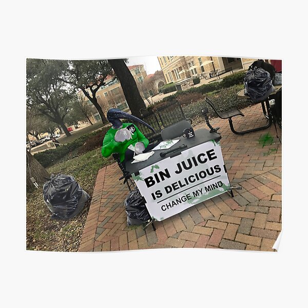 "Bin Chicken Meme" Poster for Sale by MLCreative | Redbubble