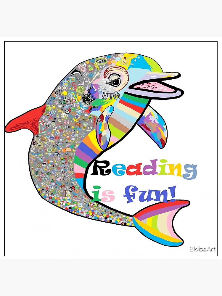 "Reading is FUN!" Poster by EloiseArt | Redbubble