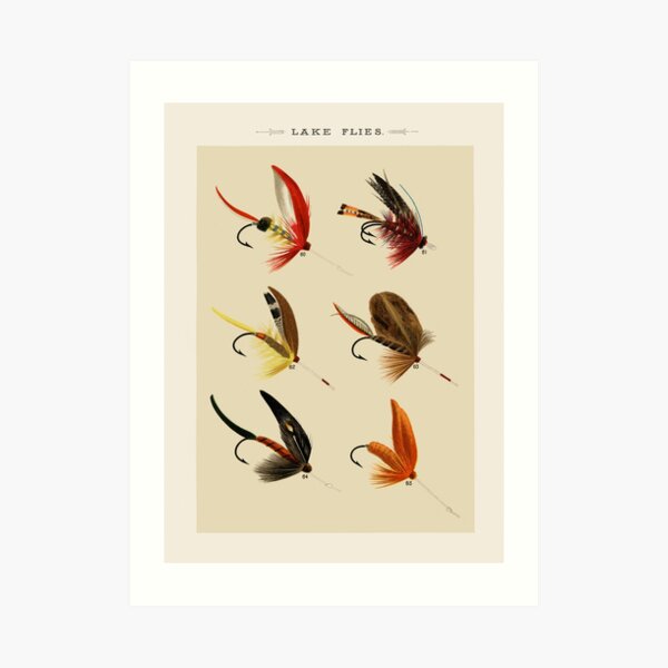 "Fly Fishing Poster" Art Print by JeromeArt | Redbubble
