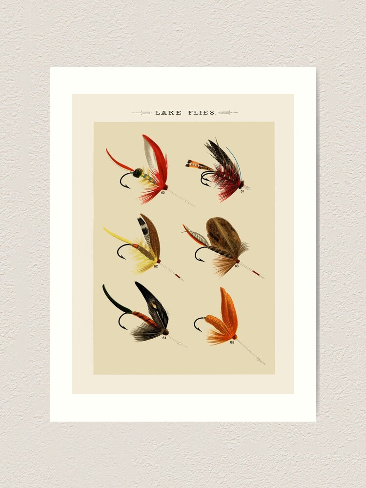 "Fly Fishing Poster" Art Print by JeromeArt | Redbubble