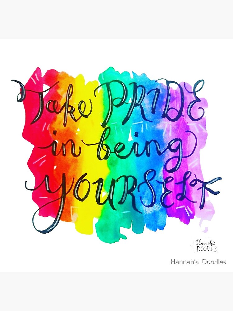 "Take Pride: LGBTQ+ Gay Pride design" Acrylic Block for Sale by ...