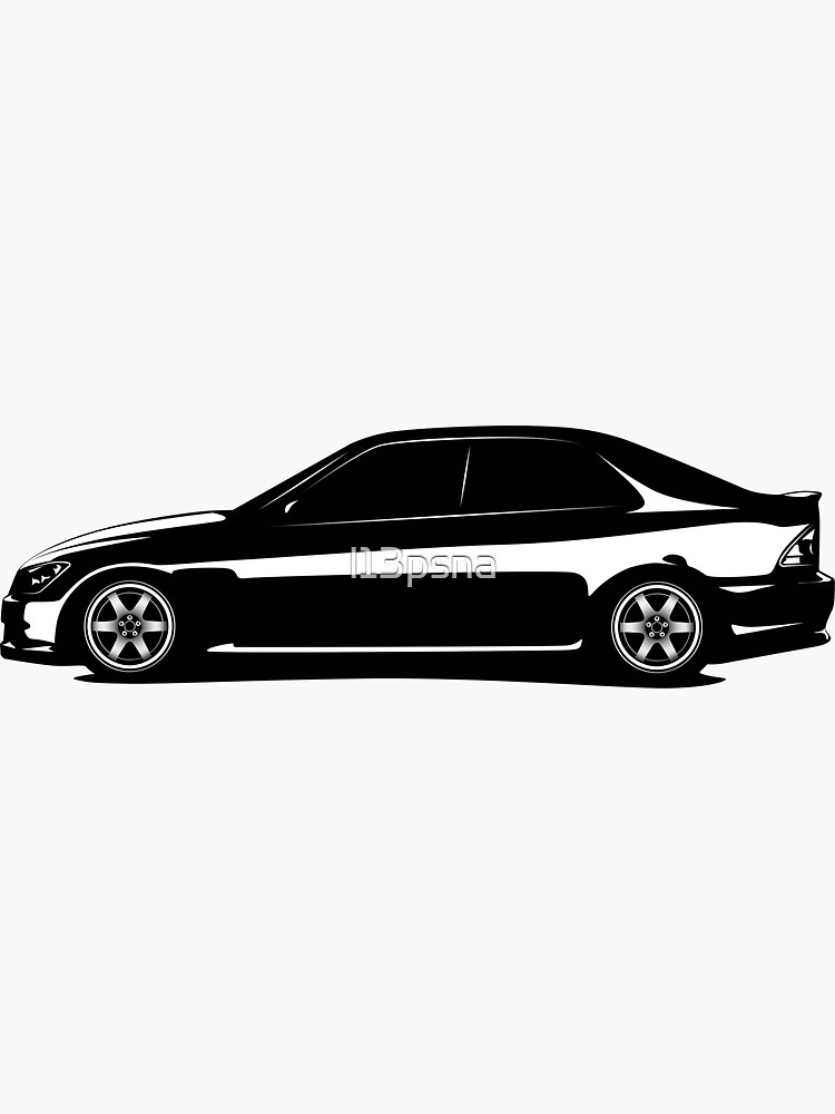"Altezza/IS300 Side" Sticker for Sale by l13psna | Redbubble