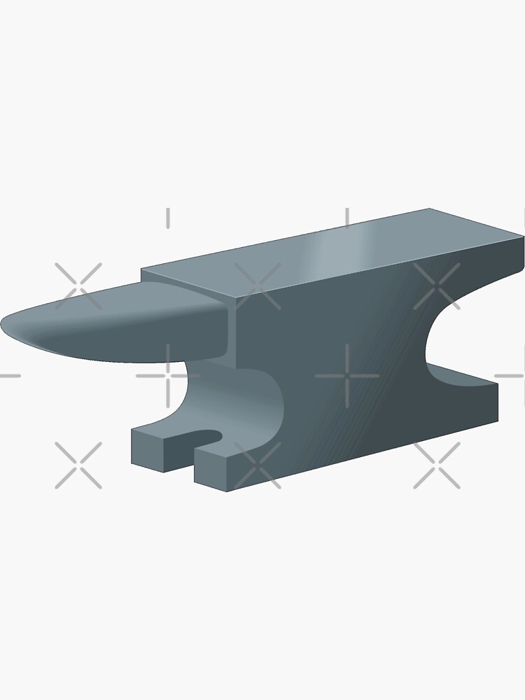 "Anvil" Sticker for Sale by Judge-Hatchet | Redbubble