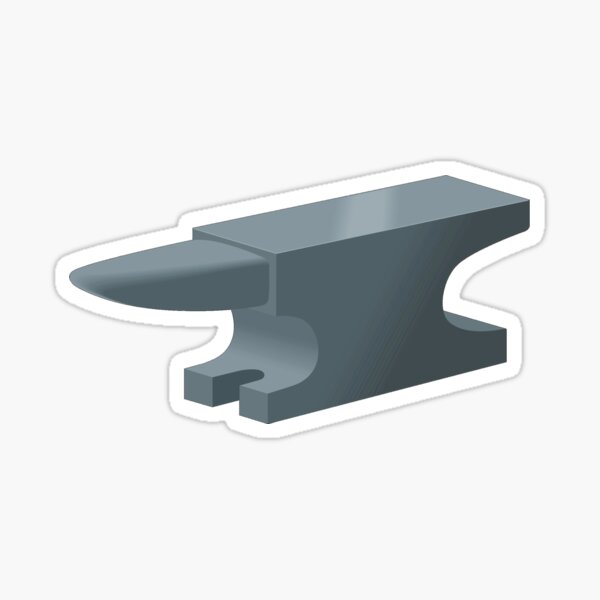 "Anvil" Sticker for Sale by Judge-Hatchet | Redbubble