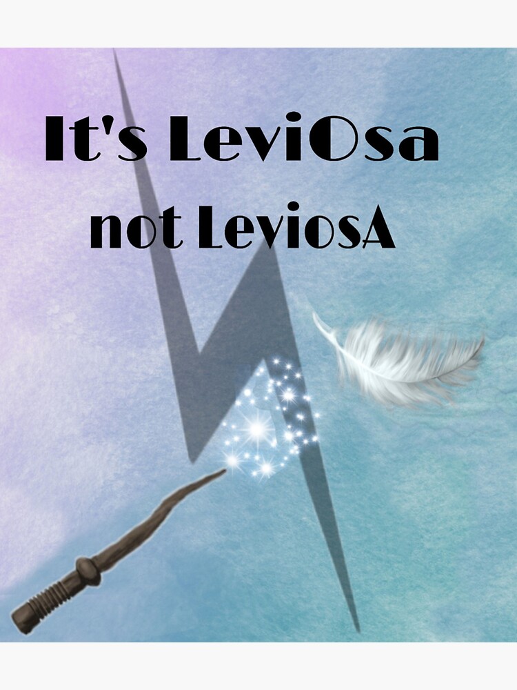 "It's LeviOsa not LeviosA" Sticker for Sale by PunchyLaRue | Redbubble